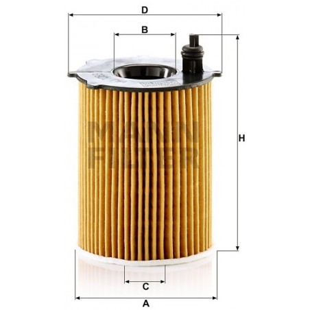 Mann Filter Filtro Óleo HU716/2X